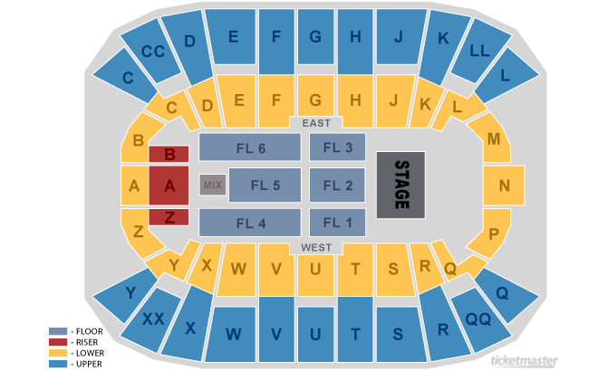 Umass Mullins Center Seating Chart
