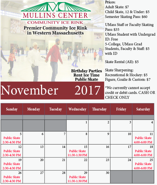 Public Skating | Mullins Center